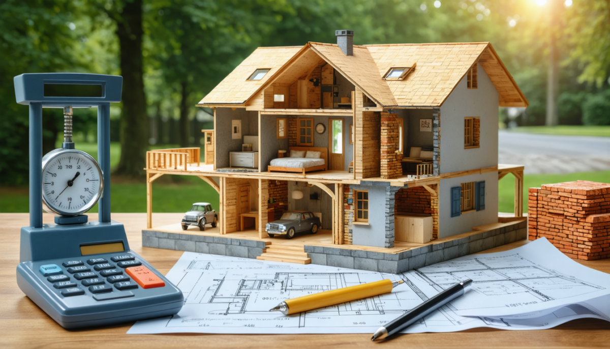 Poids d'une maison : méthodes et calculs détaillés